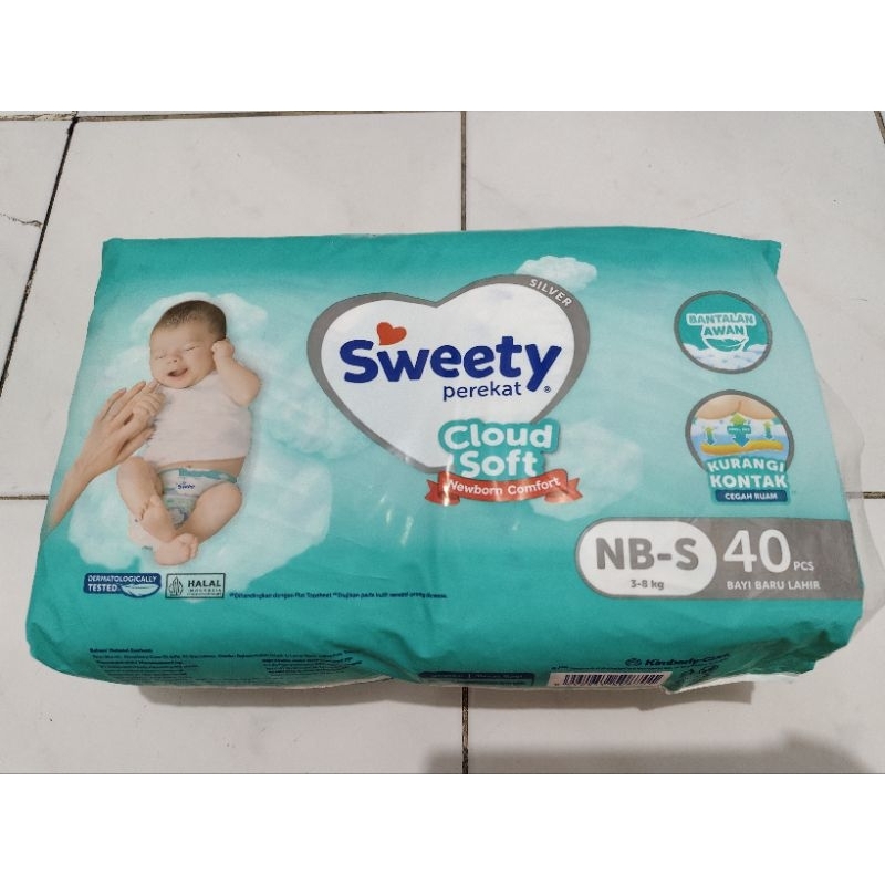 Jual SWEETY Silver Cloud Soft Comfort Tipe Perekat NB-S40 | Shopee ...