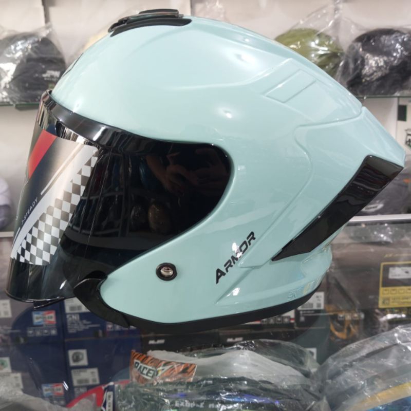 Jual HELM JS ARMOR EASY GREEN ORIGINAL | Shopee Indonesia