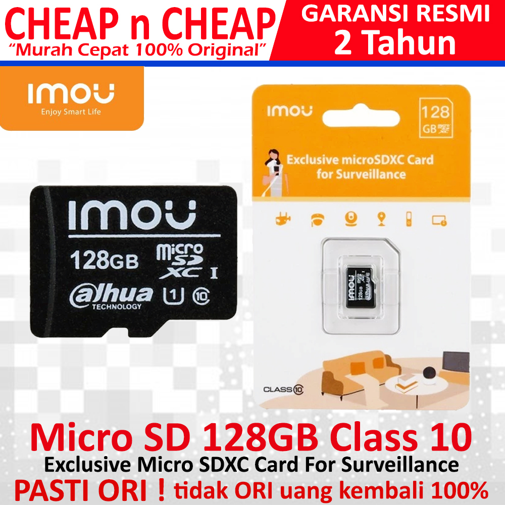 Jual Imou 128GB Class 10 95Mbps - MicroSD Memory HP Camera CCTV Micro ...