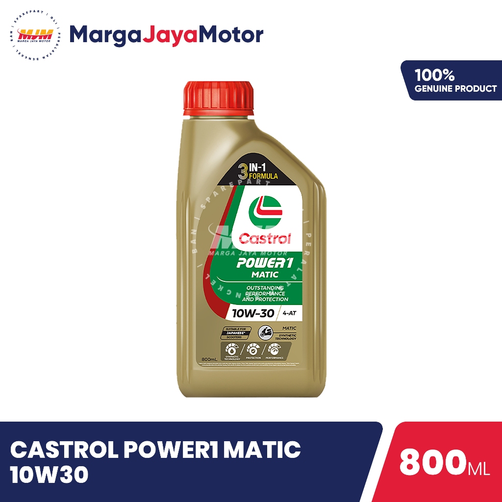 Jual Castrol Power1 Matic 10W-30 0.8L | Shopee Indonesia