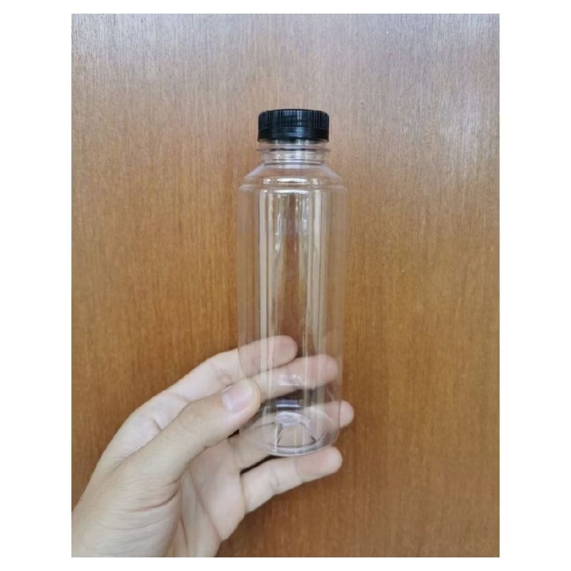 Jual Botol minum plastik 250 ml bulat/ Botol plastik bening 250 ml ...