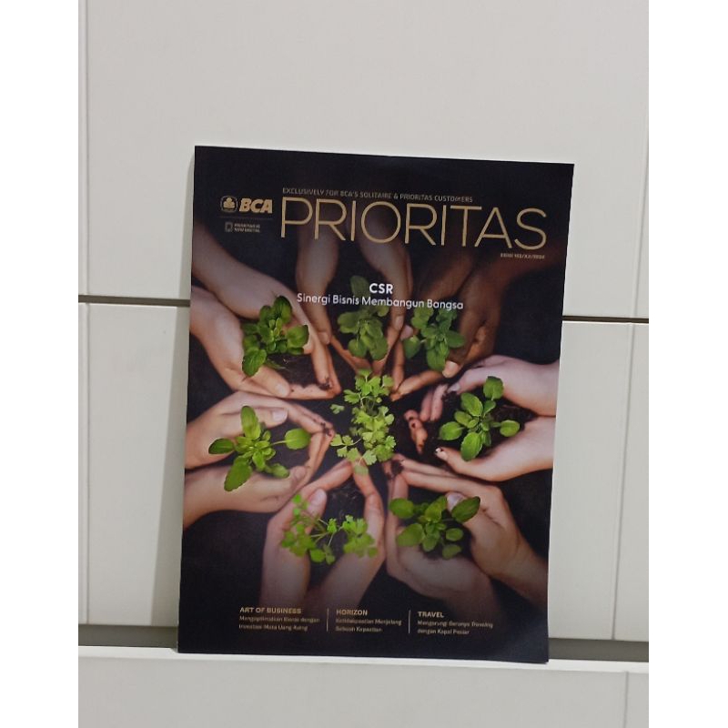 Jual Majalah PRIORITAS BCA "CSR Sinergi Bisnis Membangun Bangsa ...