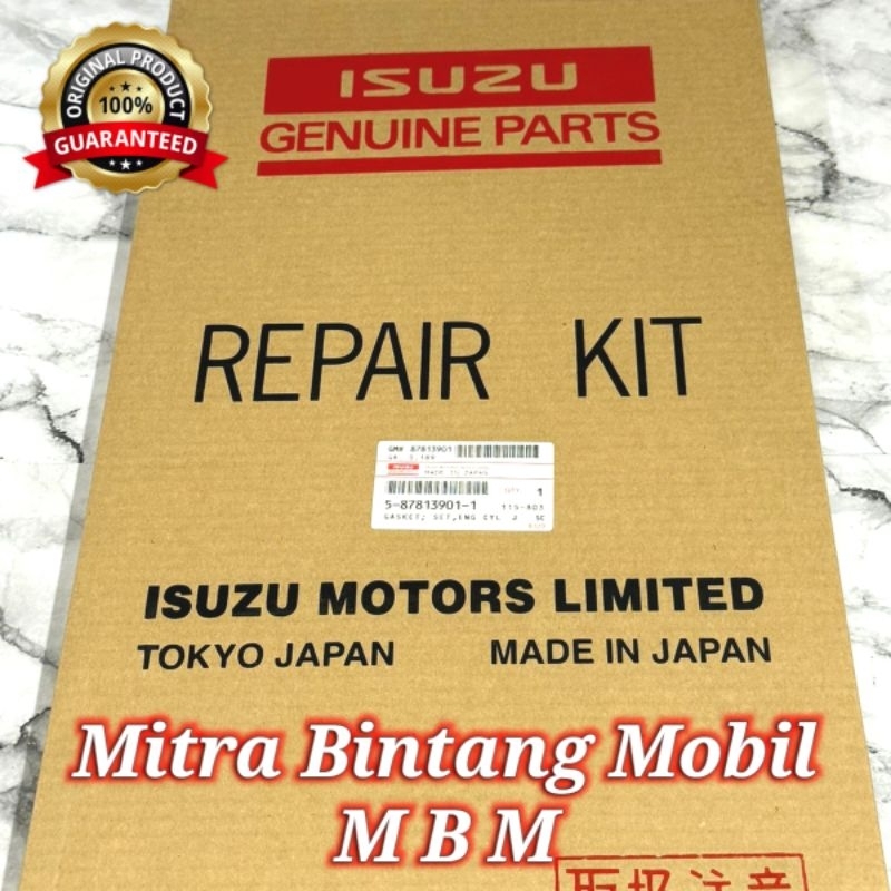 Jual Gasket Packing paking Full set Engine Isuzu Panther 2.5 2500cc 4JA1 Original | Shopee Indonesia