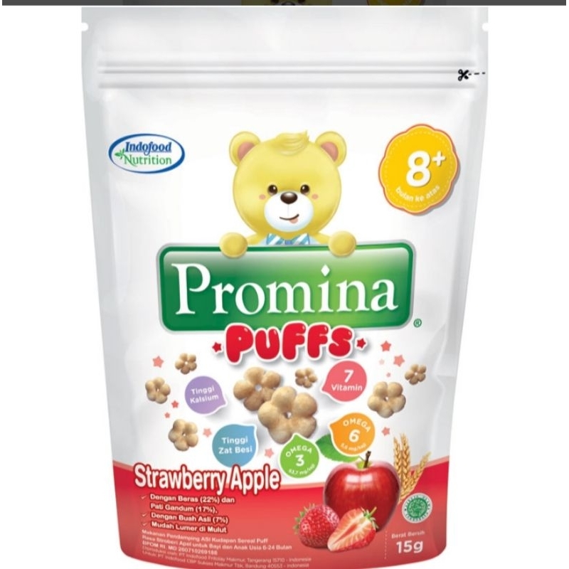 Jual Promina Puffs Blueberry Strawberry Apple Banana 15 g | Shopee ...