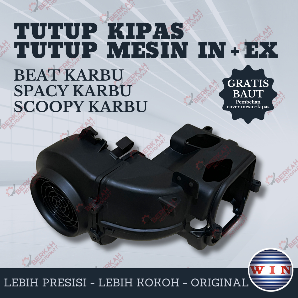 Jual Cover Set Tutup Kipas Mesin In Ex Atas Bawah Honda Beat Scoopy ...