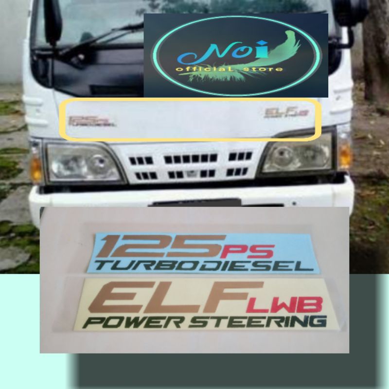 Jual sticker 125 PS + ELF LWB power steering untuk mobil ISUZU Elf ...