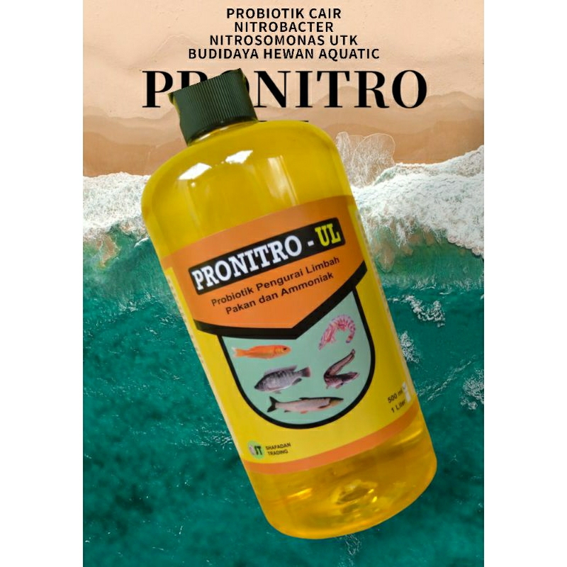 Jual Probiotik pembersih limbah kotoran dan amoniak di air aquarium ikan hias PRONITRO- UL 500 ...
