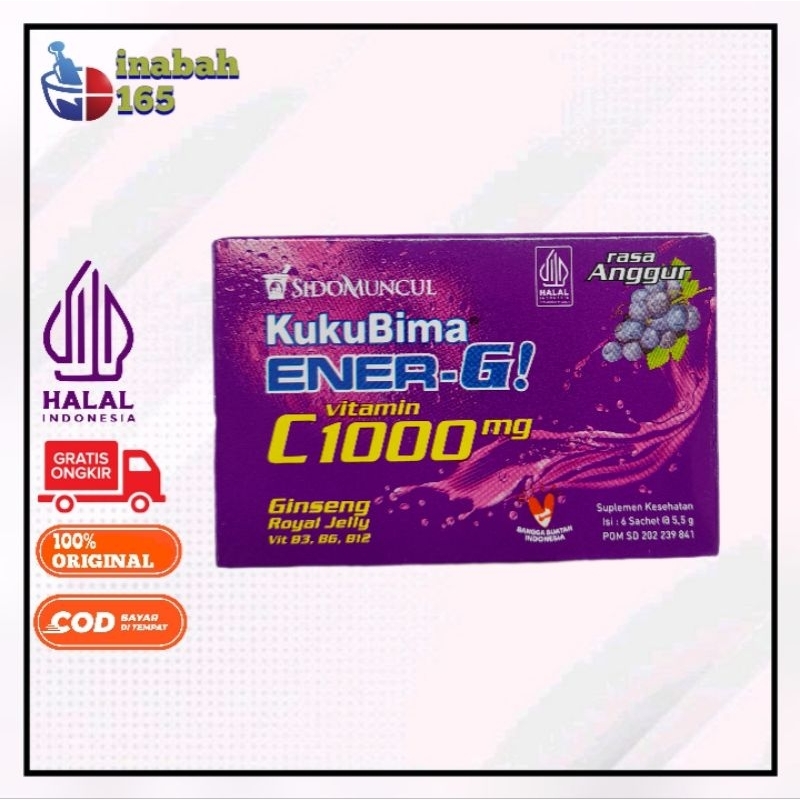 Jual Kuku bima ener-g (harga per-kotak) isi 6 sachet | Shopee Indonesia