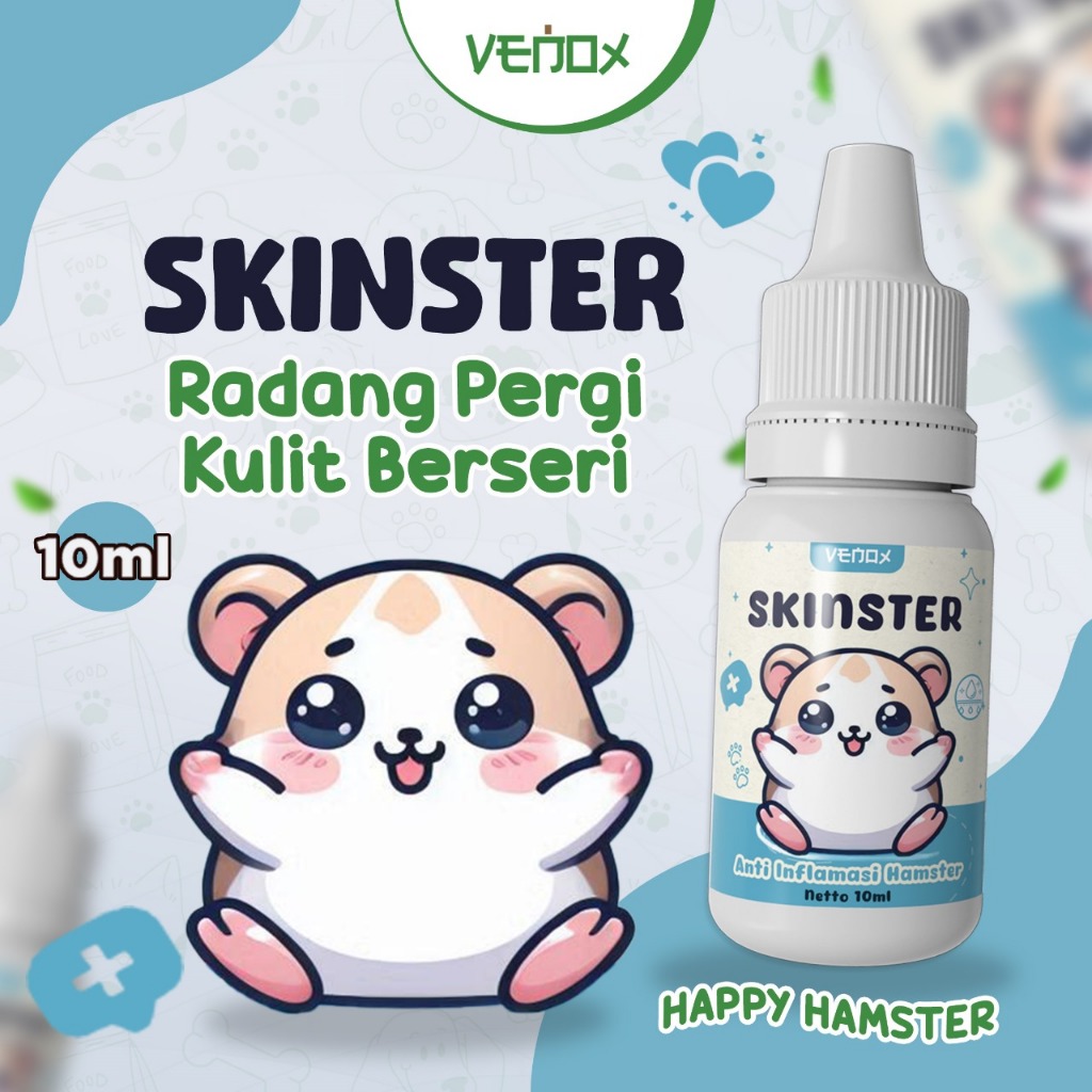 Jual SKINSTER HASMTER - Venox Obat Hamster Anti Infeksi Iritasi Kulit ...