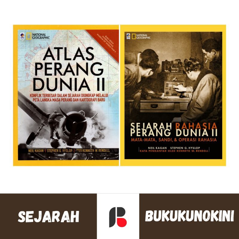 Jual Original Segel Buku National Geographic Atlas Perang Dunia Ii