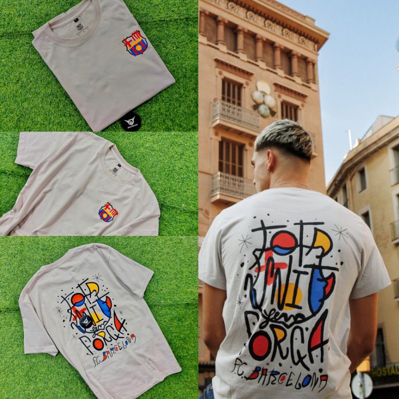 Jual kaos tshirt barcelona TOTS UNITS FEM FORÇA" | Shopee Indonesia