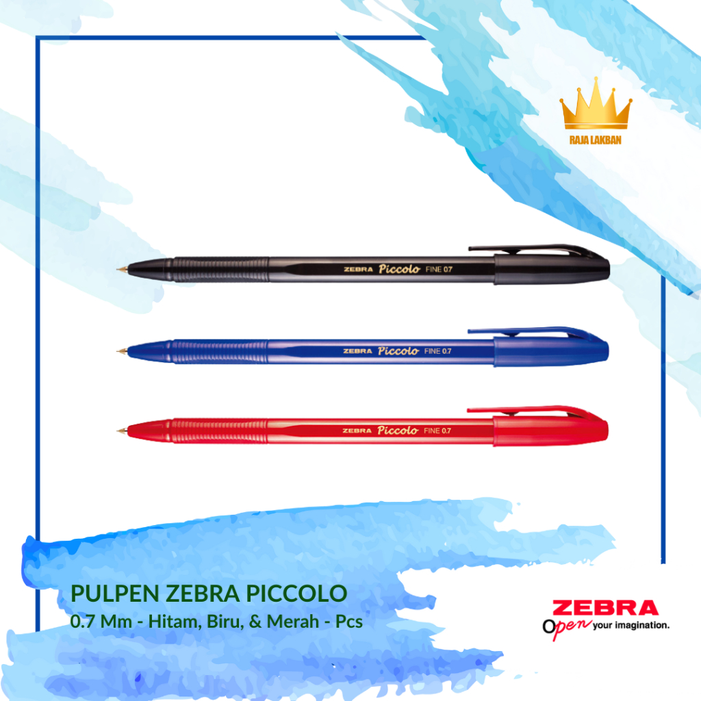 Jual Pulpen Semi Gel/ Zebra / Zebra Piccolo/ Pulpen Zebra/ 0.7 mm ...