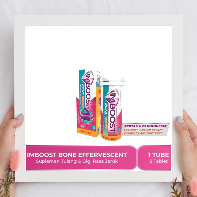 Jual Imboost Bone Effervescent Rasa Jeruk @8 Tablet - Suplemen Tulang ...
