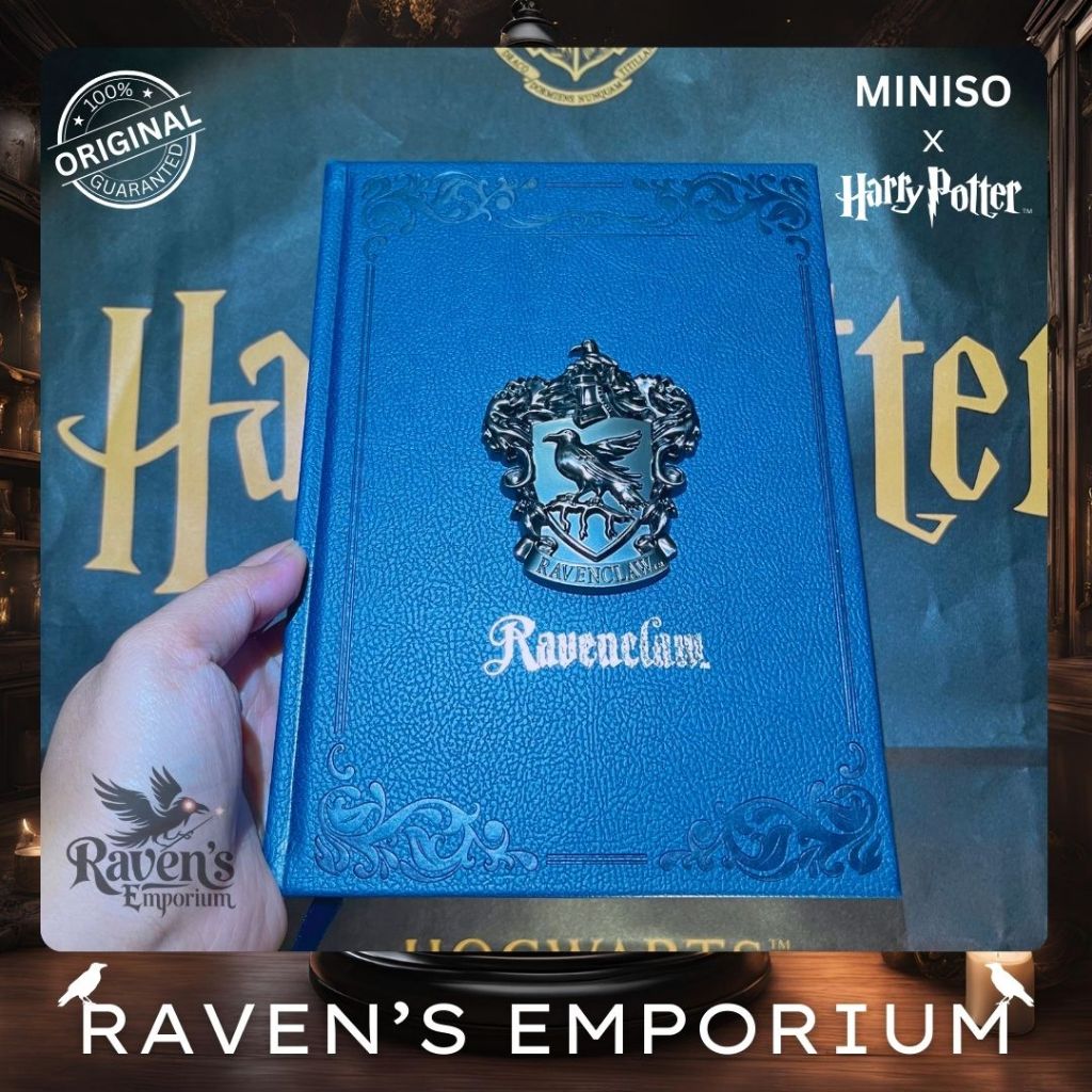 Jual Miniso x Harry Potter Hardcover Book Notebook [RAVENCLAW] [RARE ...