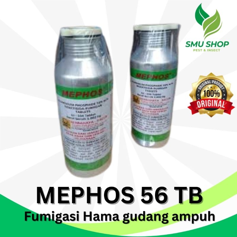 Jual MEPHOS 56 TB FUMIGAN PHOSPINE OBAT PENGENDALI RACUN HAMA GUDANG ...