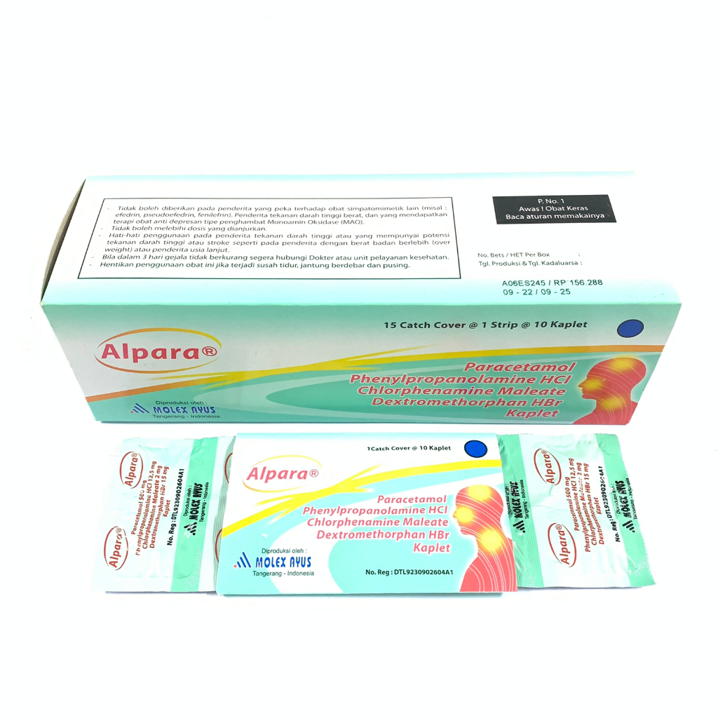 Jual ALPARA Kaplet - Obat Flu & Batuk Kering | Shopee Indonesia
