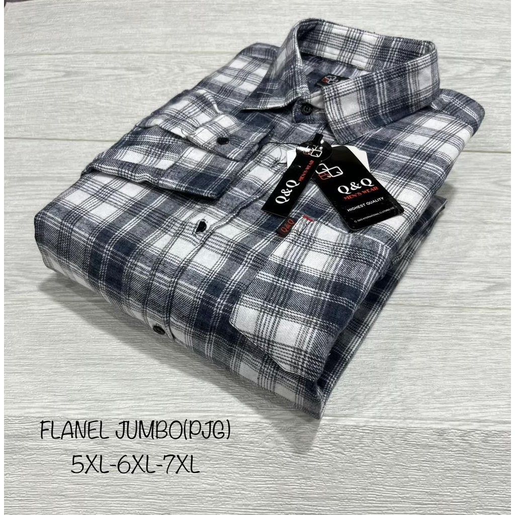 Jual kemeja big size kemeja flanel super jumbo kemeja jumbo 5xl-6xl kemeja flanel pria jumbo ...