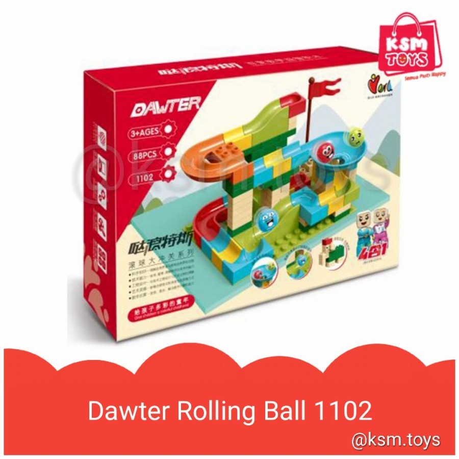 Jual Mainan Edukasi Dawter Rolling Ball blocks | Shopee Indonesia