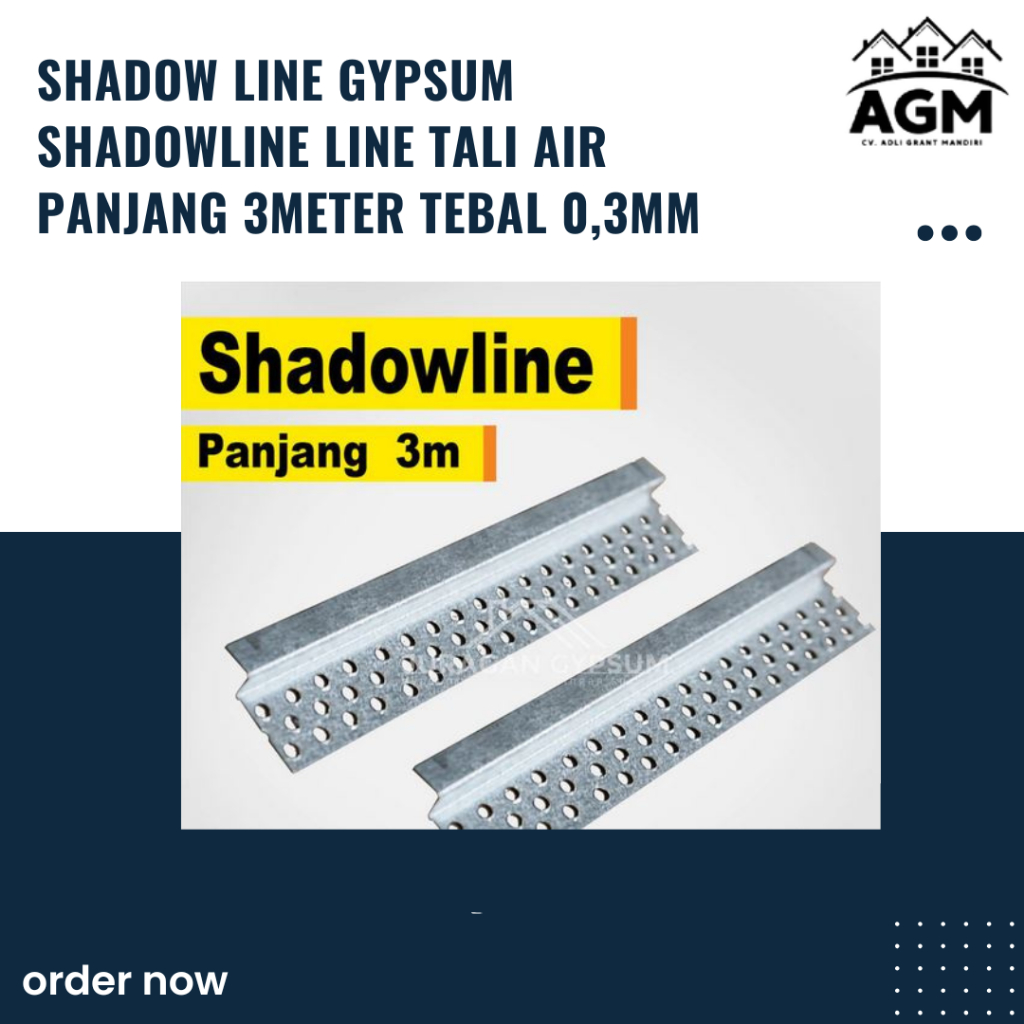 Jual Shadow line gypsum shadowline line tali air panjang 3mtr tebal 0 ...