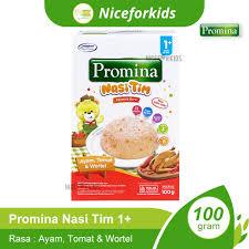 Jual Promina Nasi Tim Ayam Tomat Wortel 100gr(A00550) | Shopee Indonesia