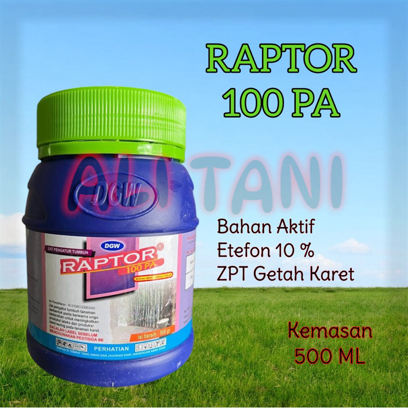 Jual RAPTOR 100 PA Kemasan 500 GR ZPT Penambah Getah Karet | Shopee ...