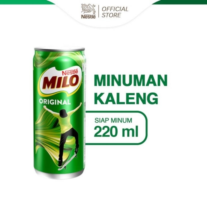 Jual NESTLE Milo Activ-Go Original Minuman RTD susu kaleng 220ml ...