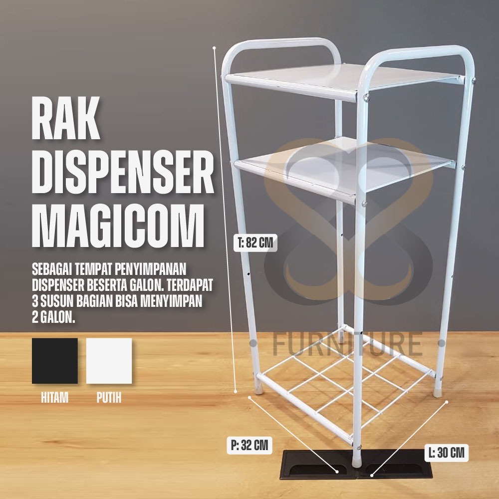 Jual MEJA DISPENSER / MEJA MAGIC COM / MEJA BESI / RAK BESI SERBAGUNA ...