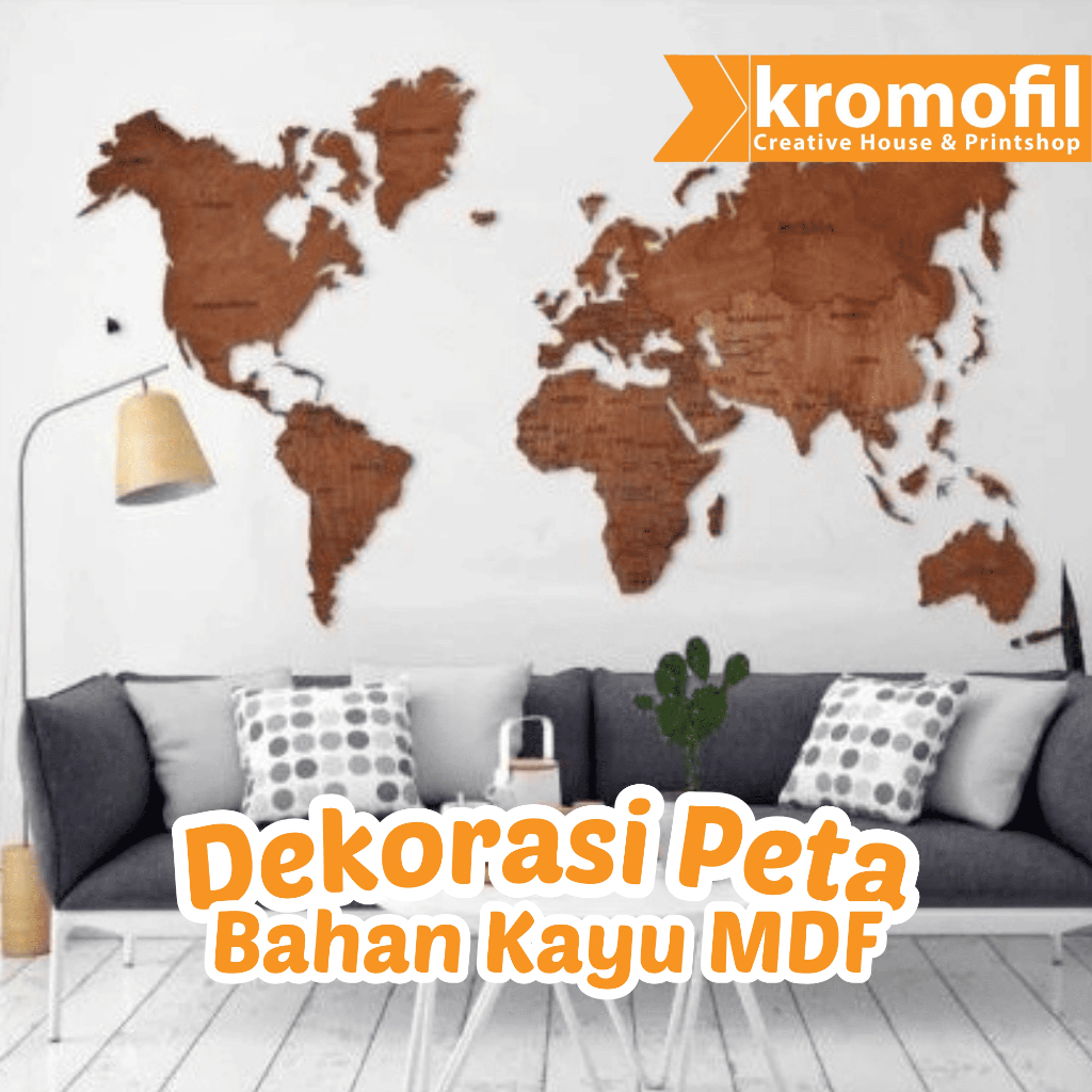 Jual Peta Dunia Kayu / Hiasan Dinding Peta / World Maps /Wooden World ...