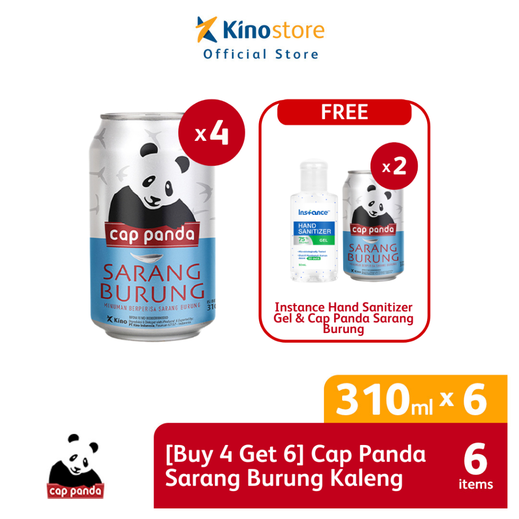 Jual Cap Panda Sarang Burung Kaleng 310ml | Shopee Indonesia