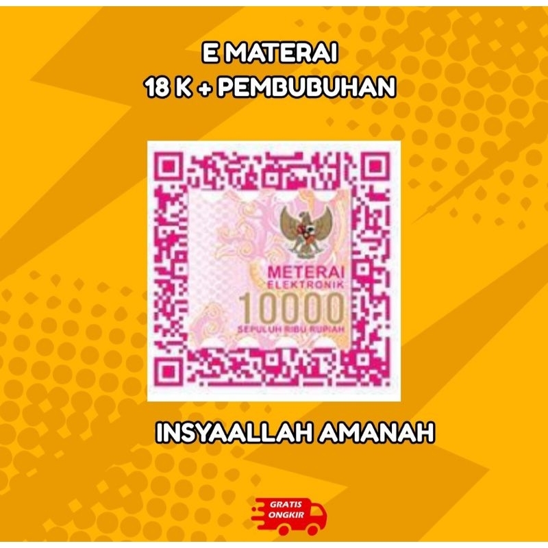 Jual E Materai | Shopee Indonesia