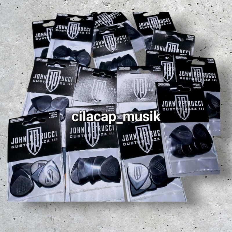 Jual PICK GITAR JOHN PETRUCCI DUNLOP JOHN PETRUCCI JAZZ III ORIGINAL ...