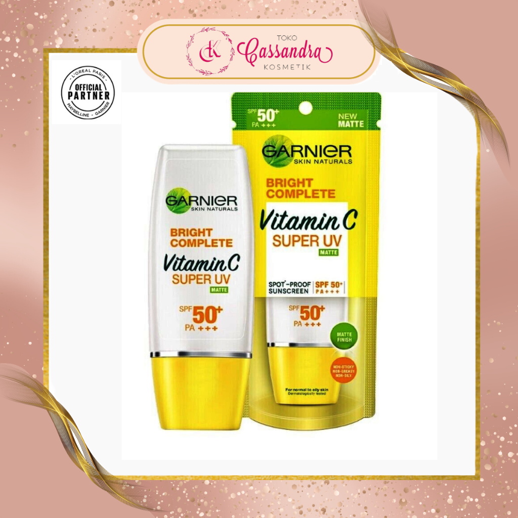Jual GARNIER SUPER UV MATTE SPOT PROOF SUNSCREEN SPF 50 PA++ 30ml MATTE ...
