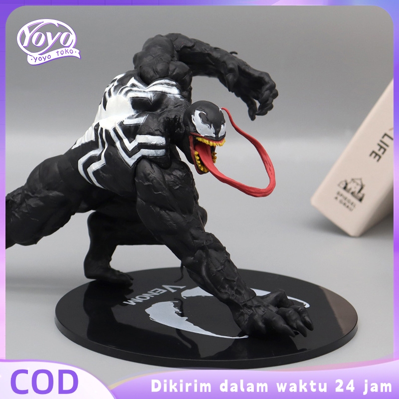 Jual Mainan Action Figure Venom Action Figure Marvel Legend Venom Bahan ...