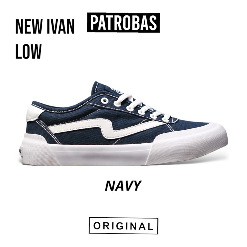 Jual Patrobas Ivan Low Navy Original | Shopee Indonesia