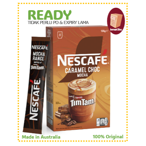 Jual Nescafe Caramel Choc Mocha Tim Tam Coffee Sachets 8 Pack/Kopi ...