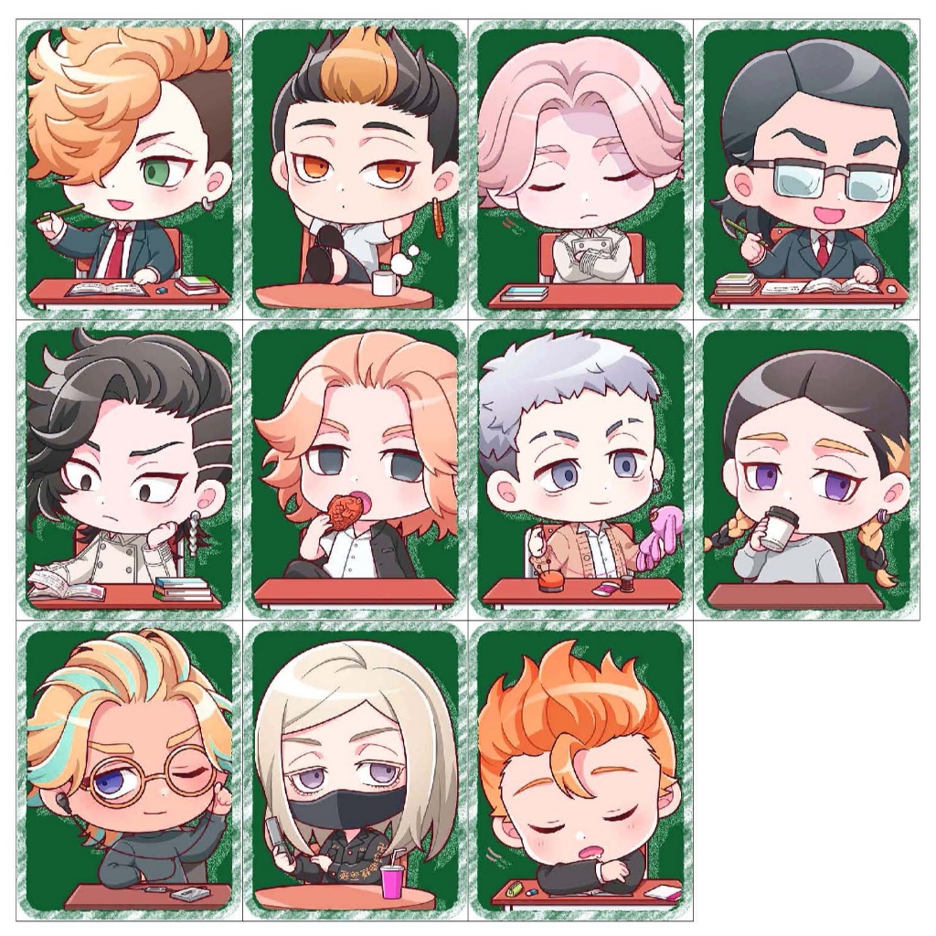 Jual MINI STIKER TOKYO REVENGERS HOLOGRAM (ISI : 11 PCS) WIBU STICKER ...