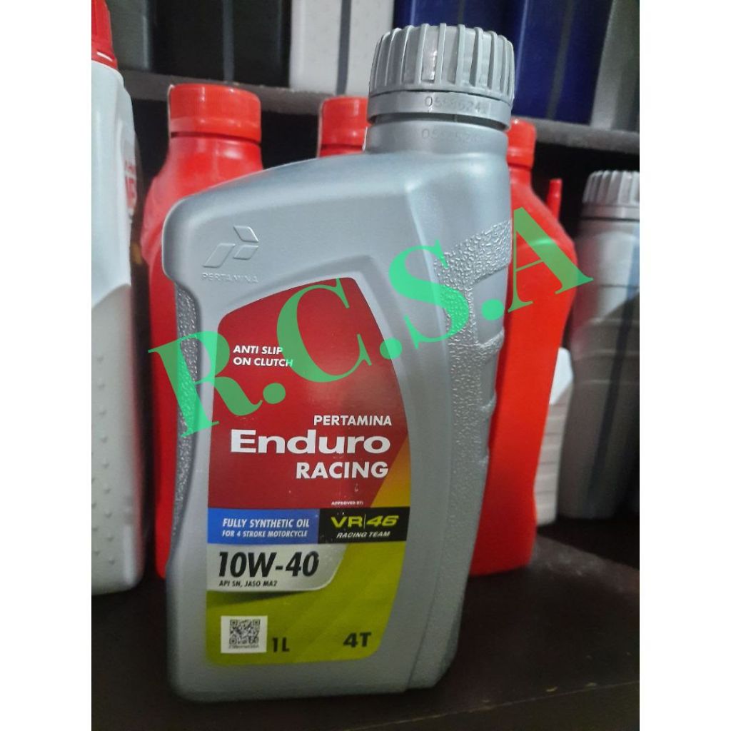 Jual OLI ENDURO 4T RACING 10W-40 API SERVICE SN JASO MA2 1 LITER ...