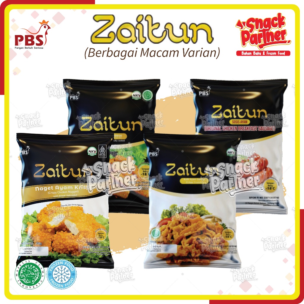 Jual ZAITUN | FROZEN FOOD PBS - Crispy Chicken Nugget Nuget Naget Ayam ...
