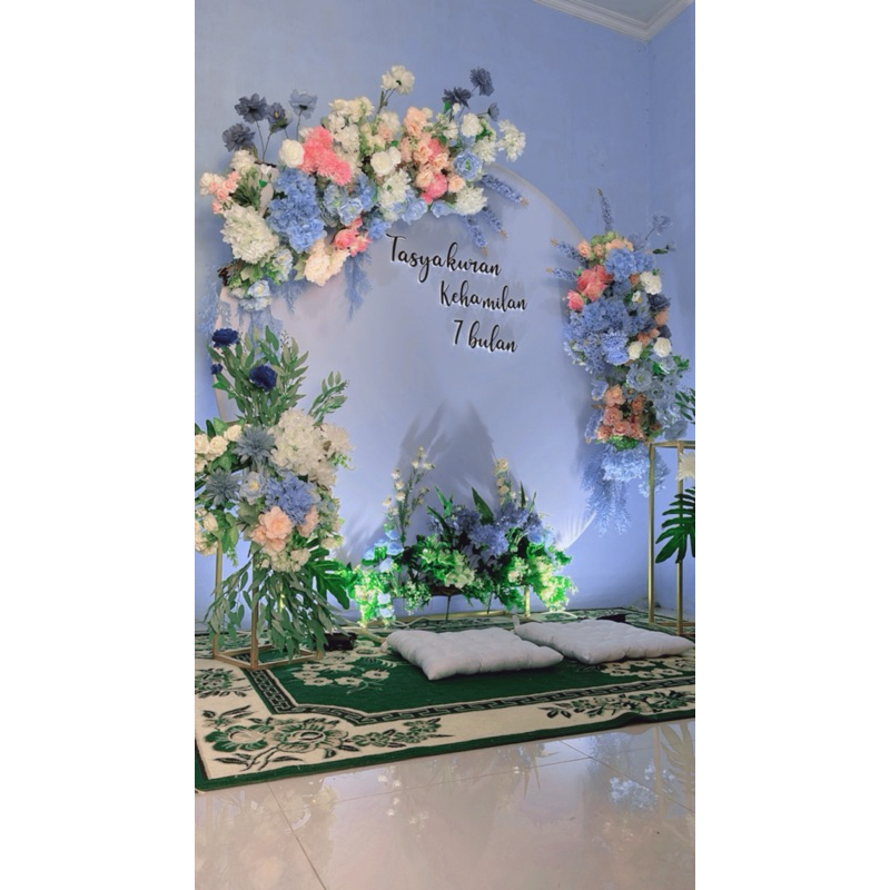 Jual Backdrop tasyakuran/backdrop lamaran | Shopee Indonesia