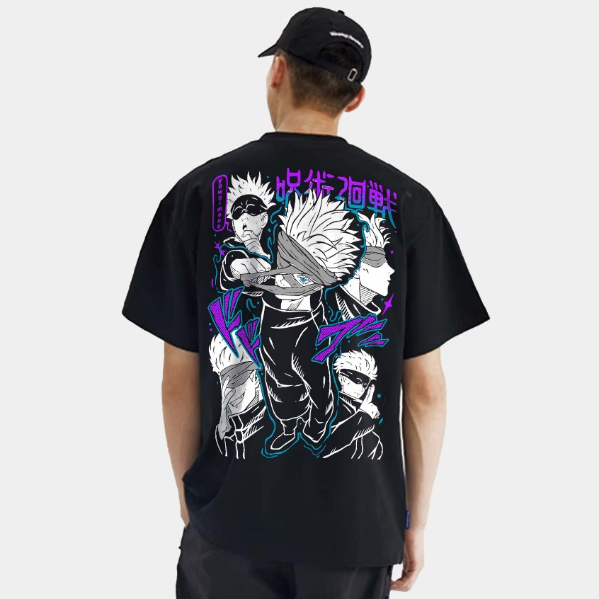 Jual Baju Kaos Pria Gambar gojo satoru Tshirt Anime Keren Katun Combed ...