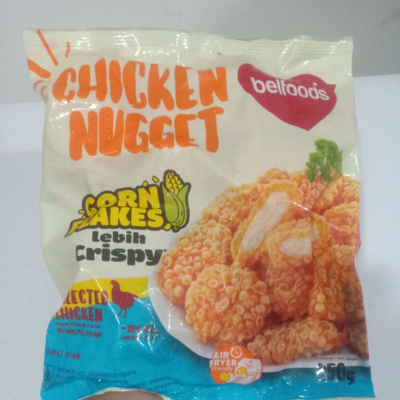 Jual Belfoods Chicken Nugget Cornflakes 450 GRAM | Shopee Indonesia
