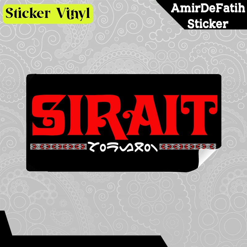 Jual Stiker Sticker Sirait Marga Batak Bahan Vynil Tahan Air Bisa ...