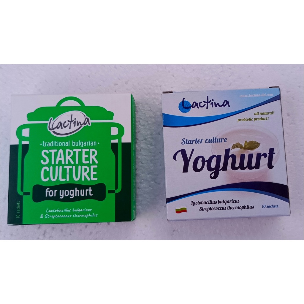 Jual BIBIT YOGHURT "LACTINA" 1 dus, isi 10 such. | Shopee Indonesia