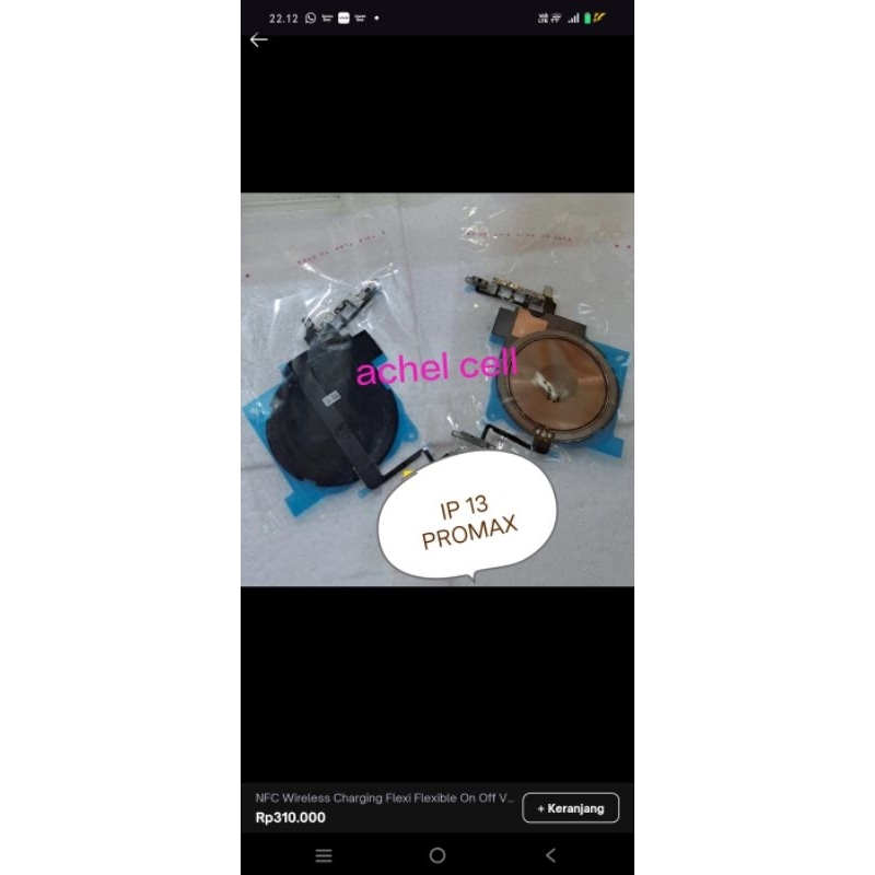 Jual nfc wireles charging+flexibel volume on off ip 13 promax | Shopee ...