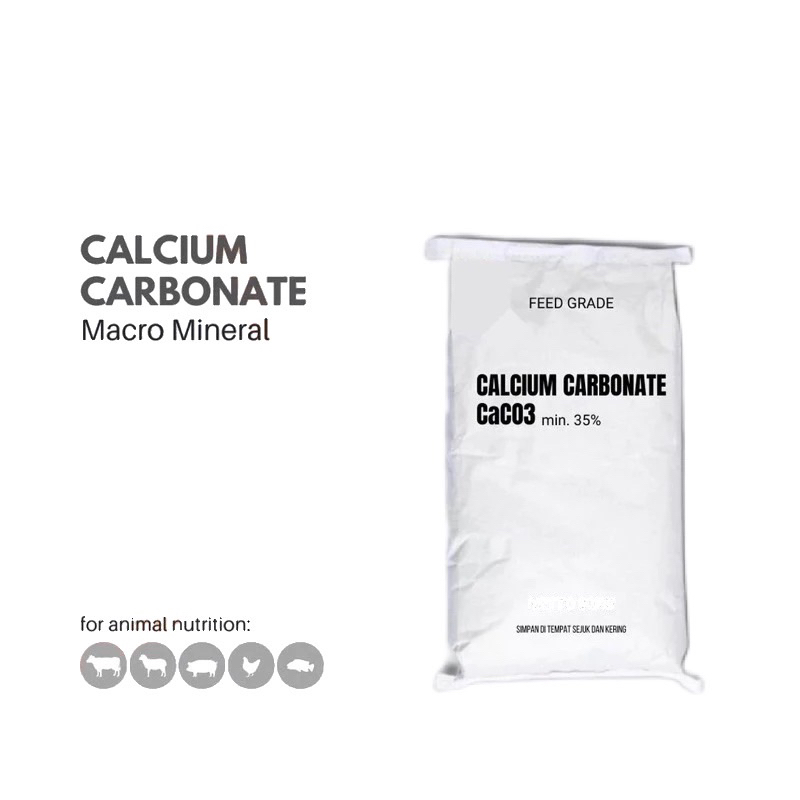Jual Calcium Carbonate CaCO3 Feed Grade Sak 25 kg | Shopee Indonesia
