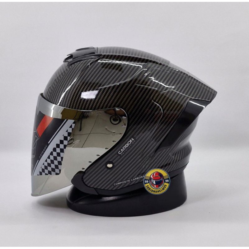 Jual helm js armor carbon terbaru sni cod | Shopee Indonesia