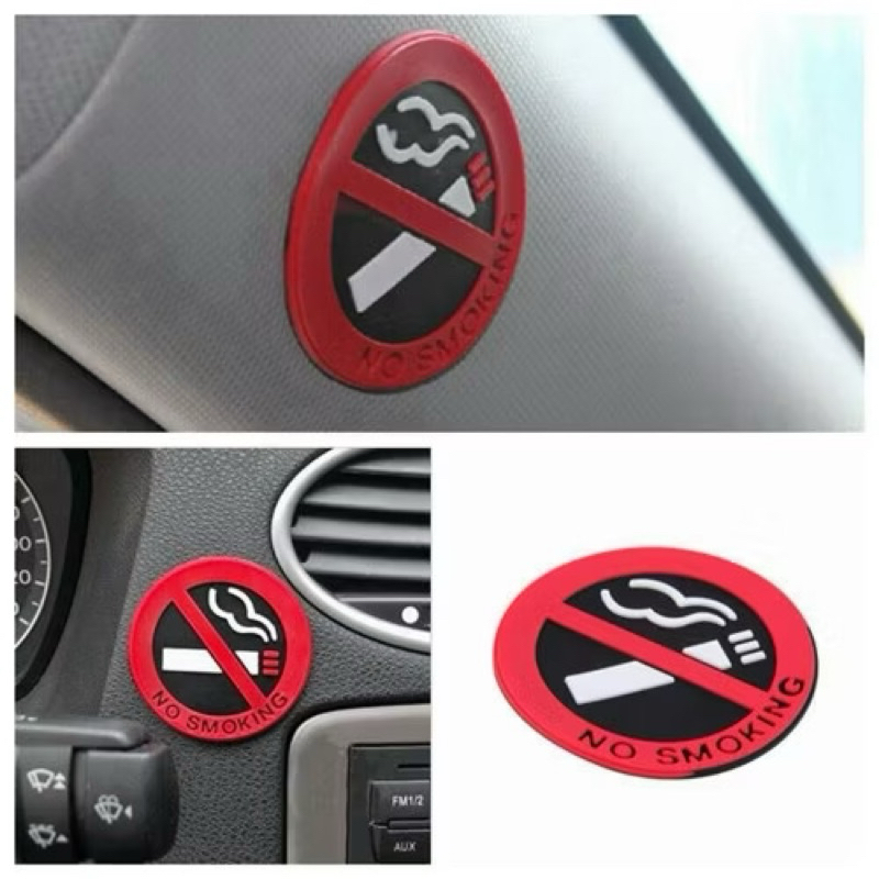 Jual STICKER LOGO DILARANG MEROKOK NO SMOKING TIMBUL 3D BAHAN KARET ...