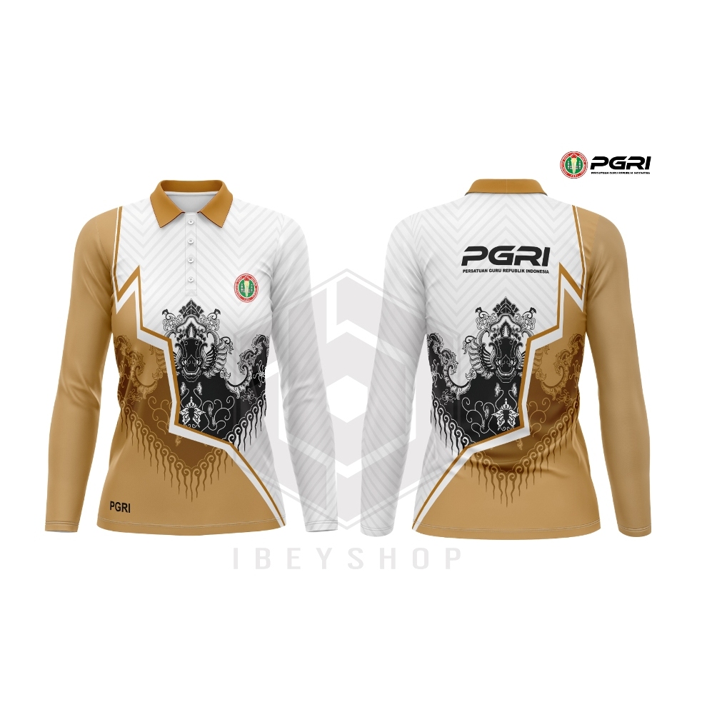 Jual Kaos Seragam PGRI / Jersey PGRI / Baju Guru PGRI Berkerah / Jersey ...