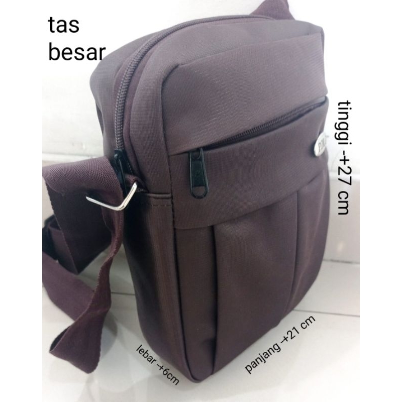 Jual Tas Selempang Pria Model Simpel Bahan Tebal | Shopee Indonesia