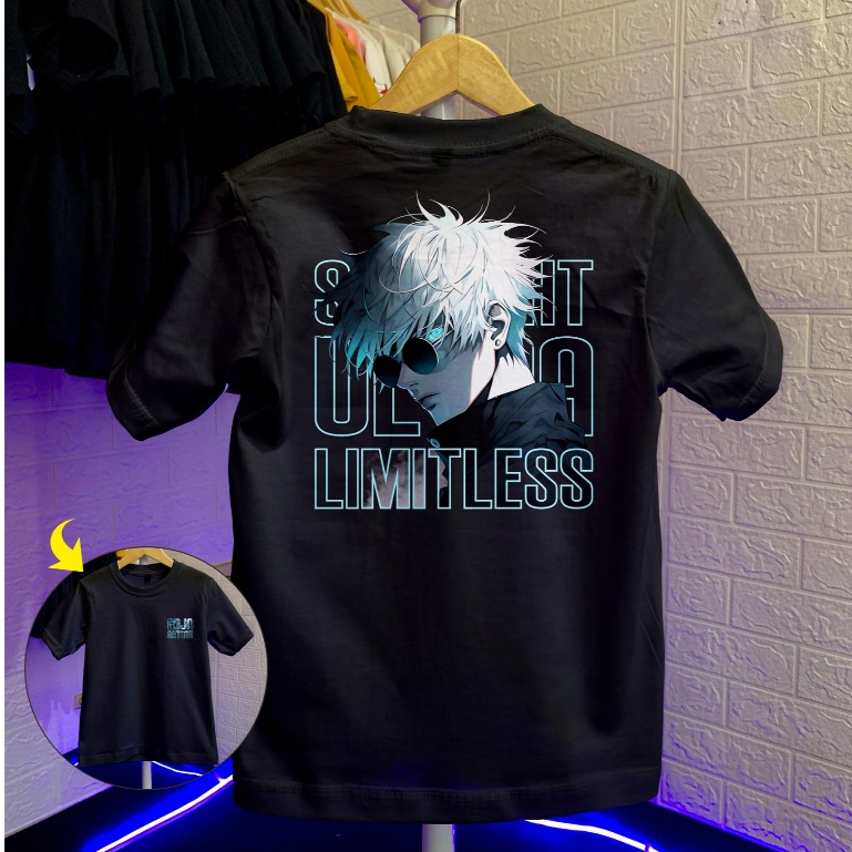 Jual Baju Kaos Anak-Remaja GOJO SATORU | JUJUTSU KAISEN Anime - Animasi ...